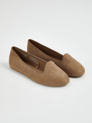 Mocha Canvas Ballet Shoes | Women | George at ASDA