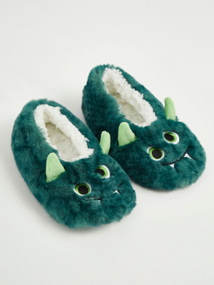 Green Monster Slipper Socks | Kids | George at ASDA