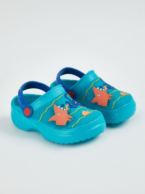 Blue Under The Sea Light Up Clogs | Kids | George at ASDA