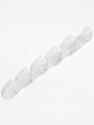 White Feel Fresh No Show Socks 5 Pack | Men | George at ASDA
