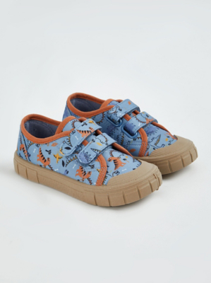 Pink Double Strap Chunky Canvas Shoes | Kids | George at ASDA