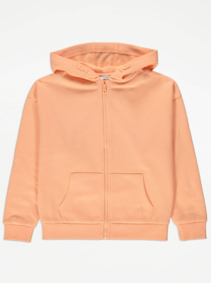 Orange Zip Up Hoodie | Kids | George at ASDA