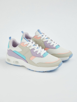 Pastel Colour Block Bubble Trainers | Sale & Offers | George at ASDA