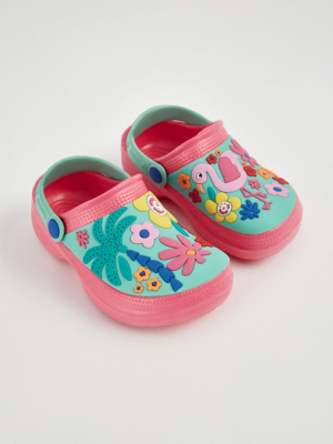 Pink Flamingo Clogs | Kids | George at ASDA