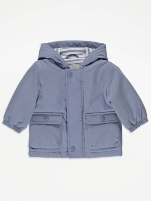 Blue Hooded Jacket | Baby | George at ASDA