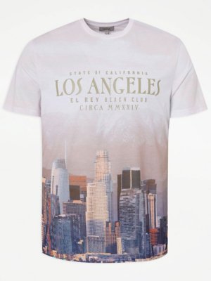 City Skyline Los Angeles T-Shirt | Men | George at ASDA