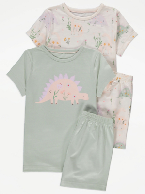 Dinosaur Crew Roarsome Short Pyjamas 3 Pack | Kids | George at ASDA