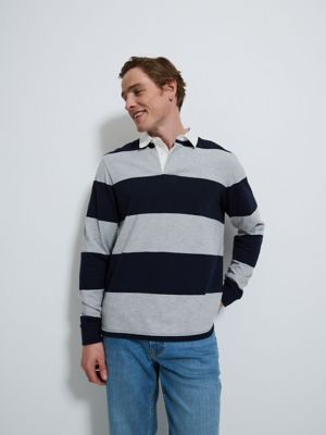 Blue Rugby Shirt | Men | George at ASDA