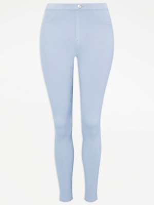 Light Blue Stretch Cropped Skinny Trousers | Women | George at ASDA
