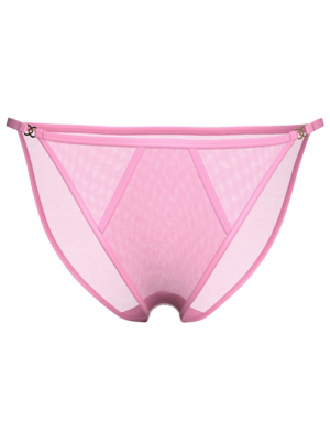 Pink Mesh Panel Tanga Mini Knickers | Lingerie | George at ASDA