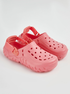 Bright Pink Chunky Clogs | Kids | George at ASDA