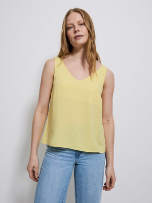 Yellow V Neck Cami Top | Women | George at ASDA