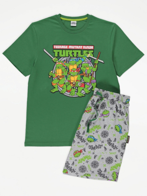 Teenage Mutant Ninja Turtles Green Short Pyjamas | Men | George at ASDA
