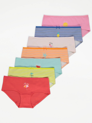 Days of The Week Short Knickers 7 Pack | Lingerie | George at ASDA