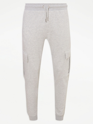 Grey Cargo Joggers | Men | George at ASDA