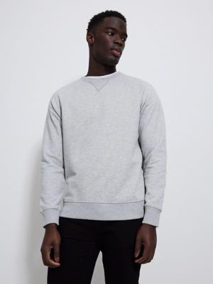 Grey Crew Neck Sweatshirt | Men | George at ASDA