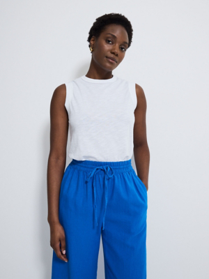 White Boxy Vest | Women | George at ASDA
