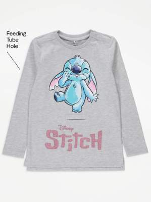 Easy On Adaptive Disney Lilo & Stitch Long Sleeve Top | Kids | George ...