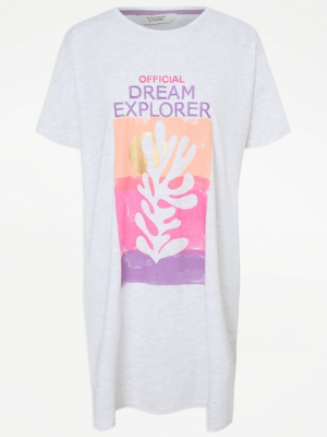 Grey Dream Explorer Nightdress | Lingerie | George at ASDA
