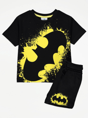 DC Comics Batman Graffiti Logo Short Outfit | Kids | George at ASDA