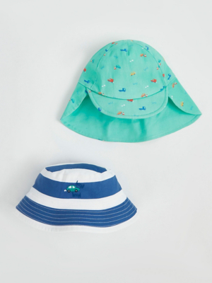 Car Bucket and Keppi Hats 2 Pack | Baby | George at ASDA