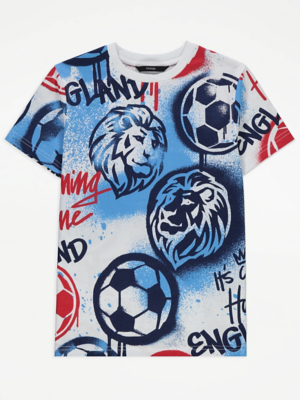 England Football Graffiti T-Shirt | Kids | George at ASDA