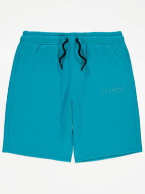 Turquoise Un-Limited Division Jersey Shorts | Kids | George at ASDA