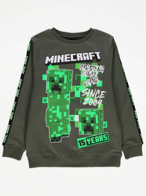 Minecraft Khaki Character Sweatshirt | Kids | George at ASDA
