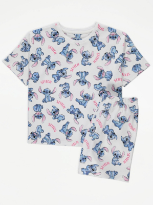 Disney Lilo and Stitch Colour Block Long Sleeve Pyjamas | Kids | George ...