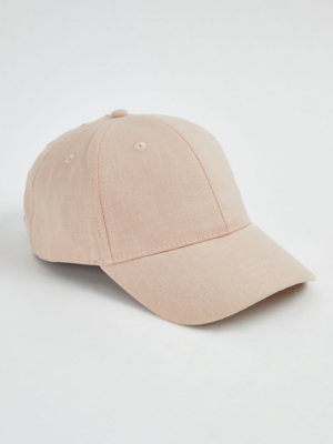 Light Pink Linen Blend Cap | Women | George at ASDA