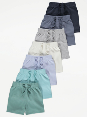 Jersey Shorts 7 Pack | Baby | George at ASDA