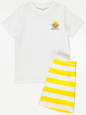PAW Patrol Rubble Yellow Long Sleeve Pyjamas | Kids | George at ASDA