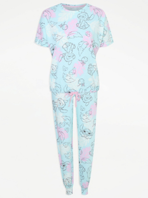 Disney Lilo & Stitch Palm Leaf Short Sleeve Pyjamas | Lingerie | George ...