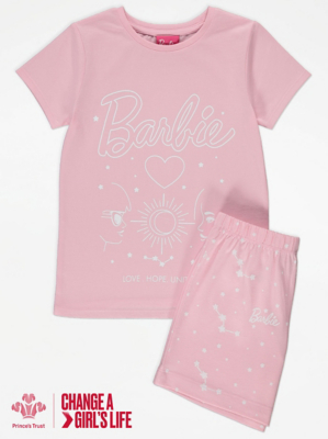 Barbie Prince’s Trust Pink Celestial Short Pyjamas | Kids | George at ASDA