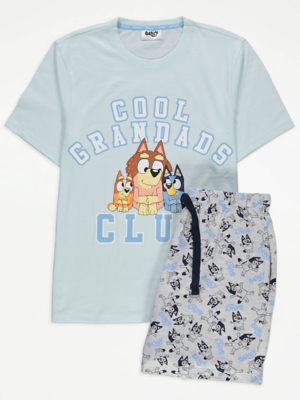 Bluey Cool Grandads Club Short Pyjamas | Men | George at ASDA