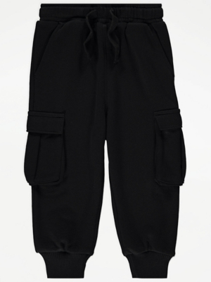 Black Cargo Pocket Joggers | Kids | George at ASDA