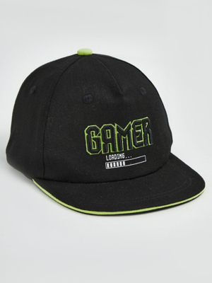 Black Gamer Neon Trim Cap | Kids | George at ASDA