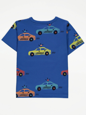 Blue Police Car T-Shirt | Kids | George at ASDA