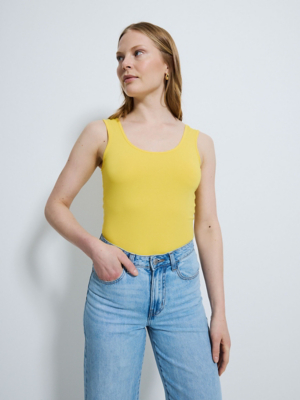 Yellow Fitted Vest | Women | George at ASDA