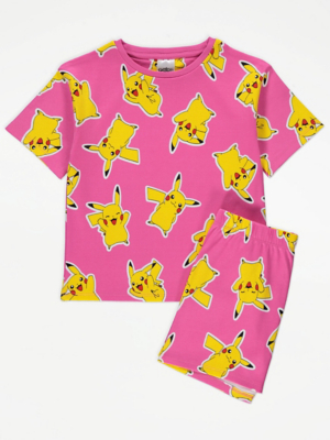 Pokémon Pink Character Short Pyjamas | Kids | George at ASDA