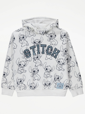 Disney Lilo & Stitch White Slogan Hoodie | Kids | George at ASDA