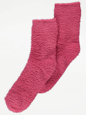 Pink Ombre Heart Cosy Socks | Lingerie | George at ASDA