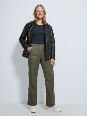 Khaki Twill Trousers | Women | George at ASDA