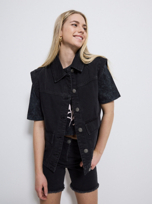Black Denim Jacket | Women | George at ASDA