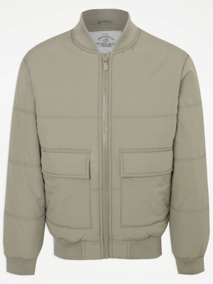 Khaki Padded Bomber Jacket | Kids | George at ASDA