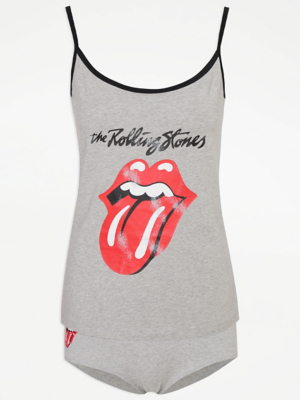 The Rolling Stone Grey Cami and Knickers Set | Lingerie | George at ASDA