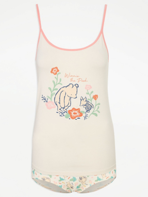 Disney Winnie The Pooh Piglet Cami and Knickers Set | Lingerie | George ...