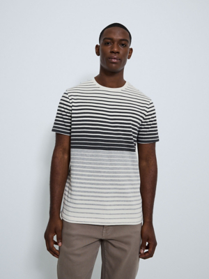 Grey Stripe T-Shirt | Men | George at ASDA