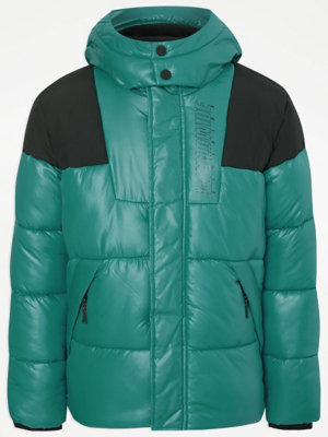 Green Worldwide Division Padded Coat | Sale & Offers | George at ASDA
