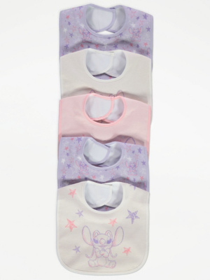 Disney Lilo & Stitch Angel Star Bibs 5 Pack | Baby | George at ASDA